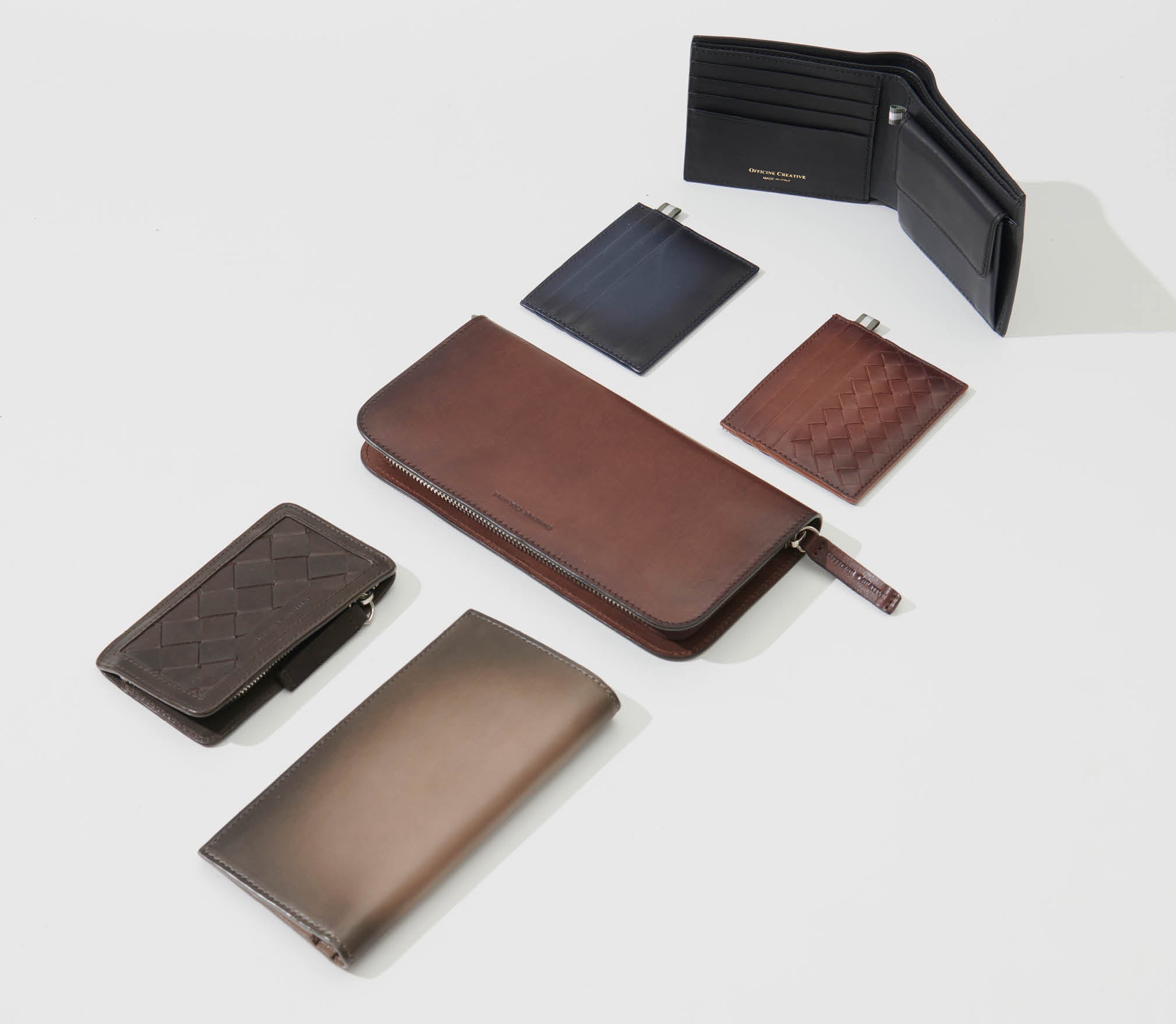 Mens Designer Leather Wallets – Officine Creative